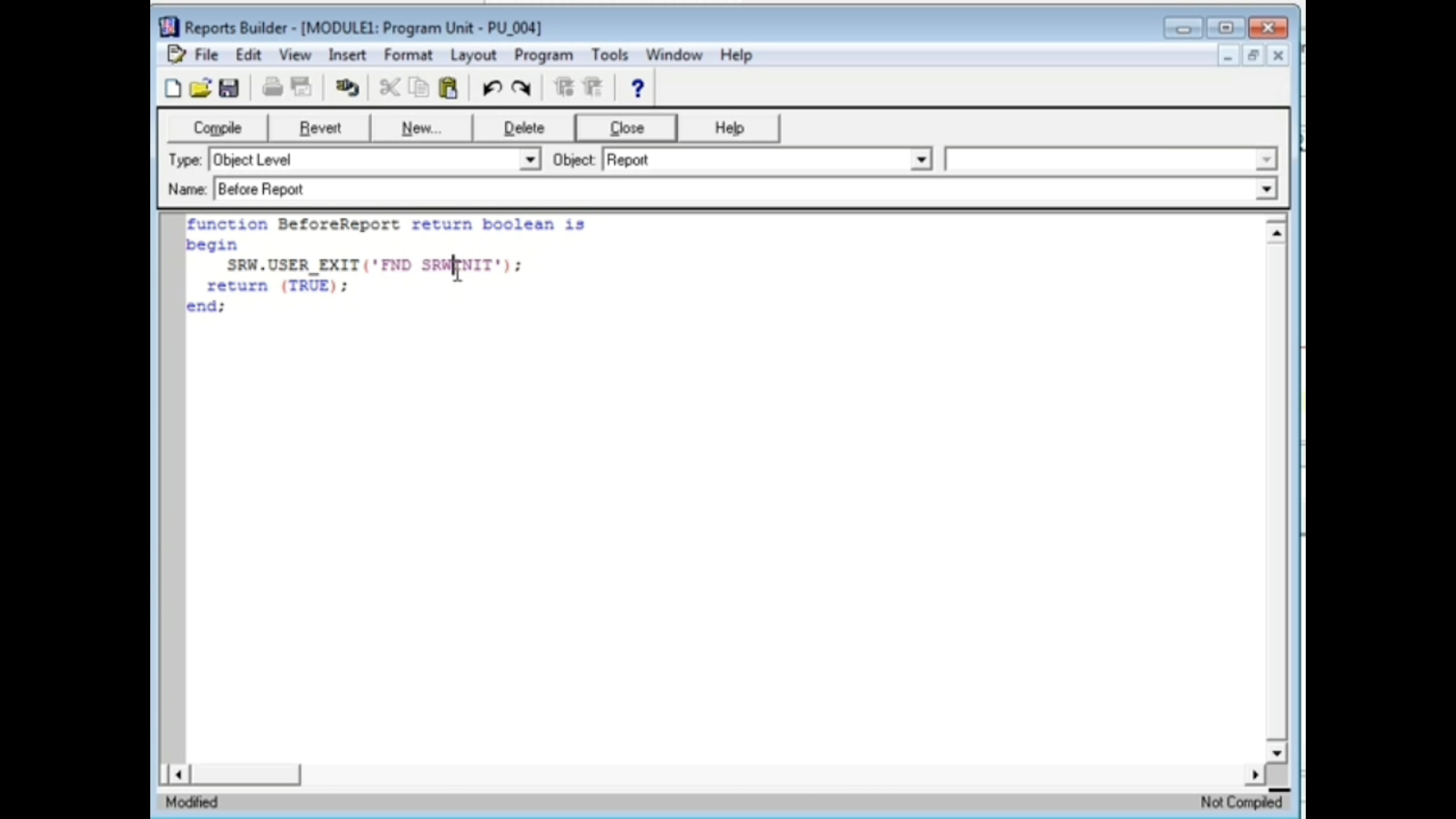 How to create oracle text reports with Examples