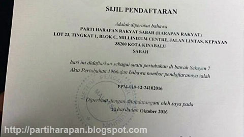 Parti Harapan Rakyat Sabah