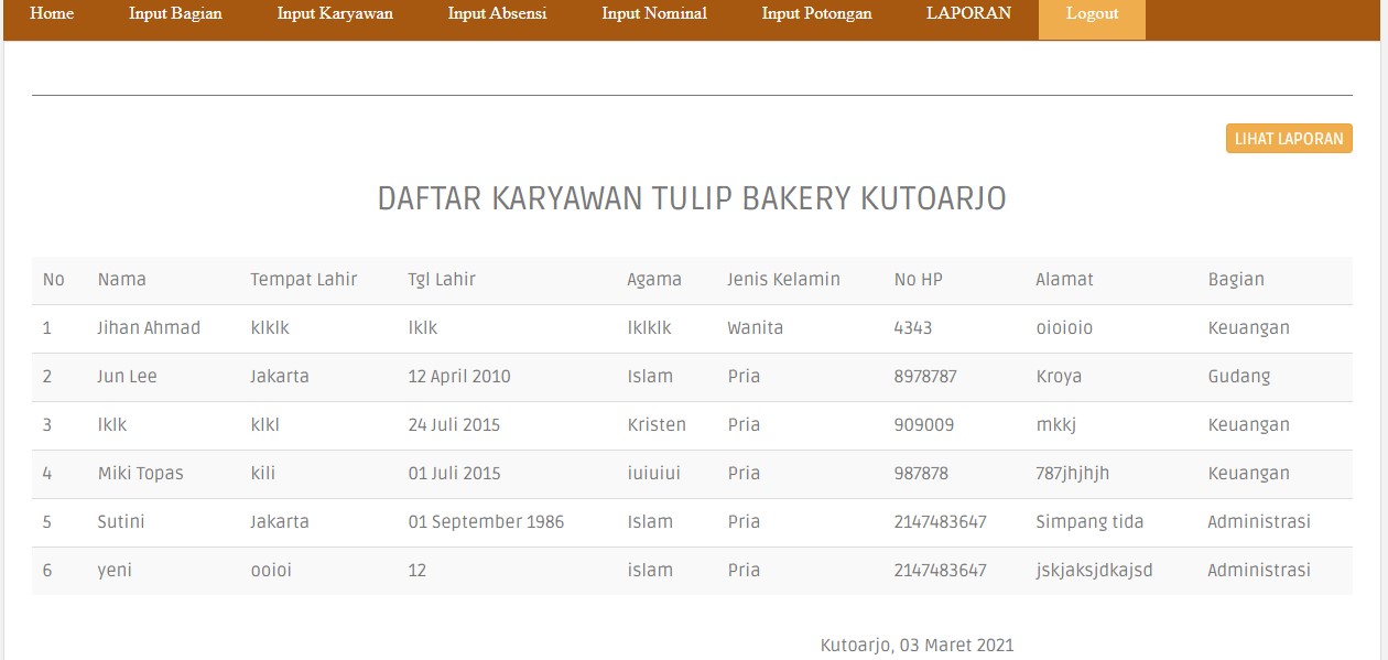 Download Script Sistem Absensi Karyawan dengan PHP MySQL - Raseco.web.id