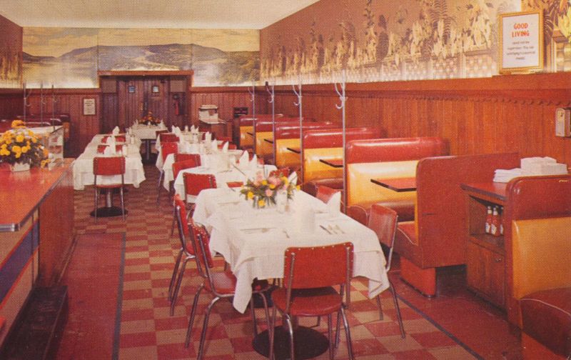 35 Vintage Photo Postcards Show Inside the Restaurants of Pennsylvania ...