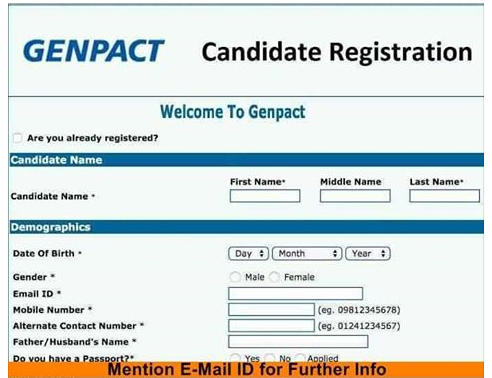 Genpact Registration Link for Freshers 2010,2011,2012,2013, 2014,2015 ...