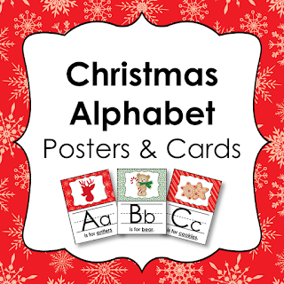 The Best of Teacher Entrepreneurs III: Christmas Alphabet Posters & Cards