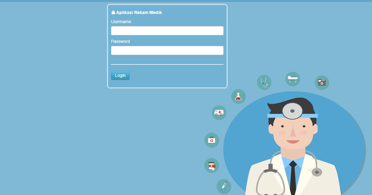 Aplikasi Rekam Medis Berbasis Web Php dan Mysql Gratis | CARA