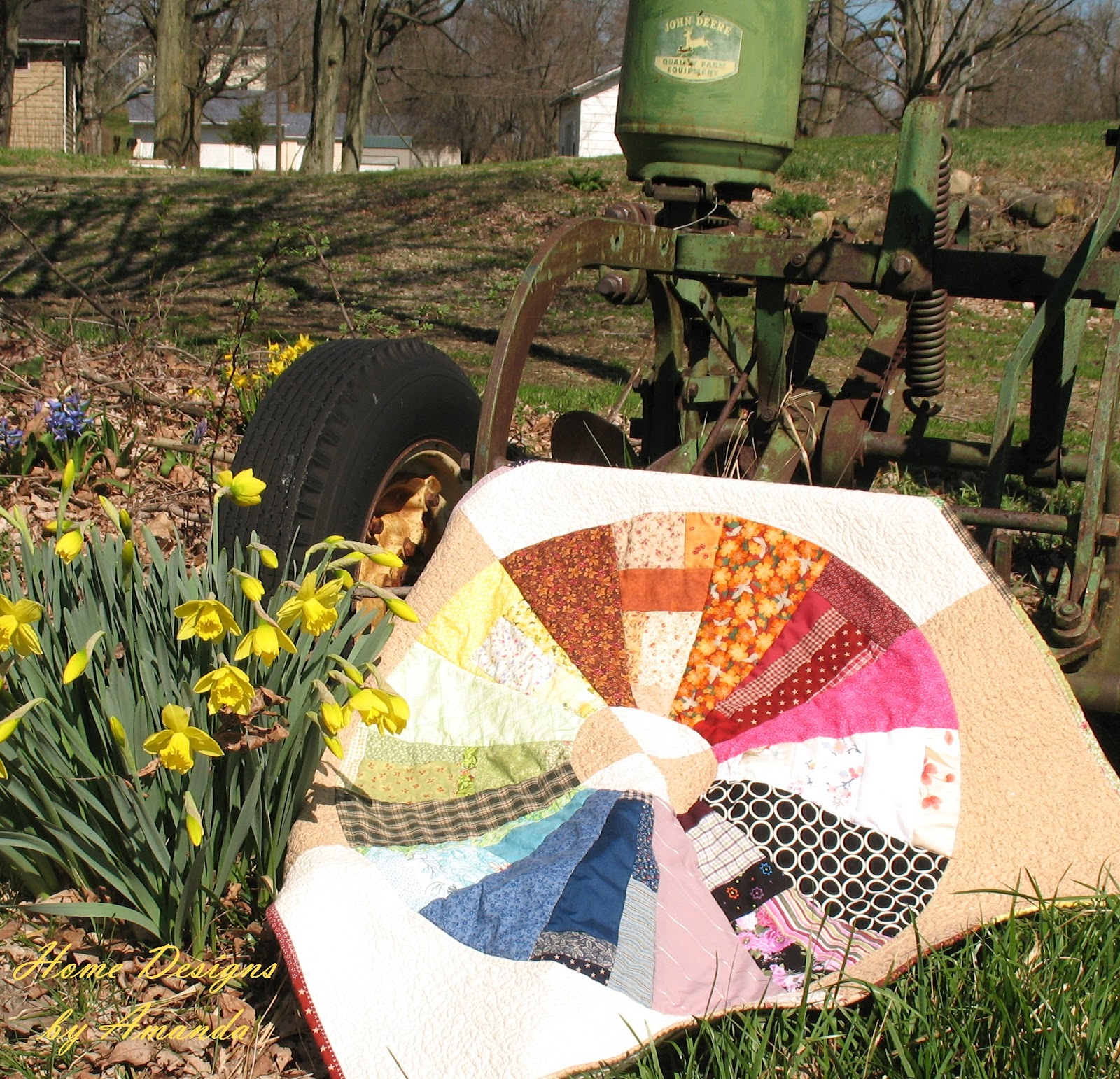 Home Designs by Amanda: Scrappy Color Wheel Quilt...
