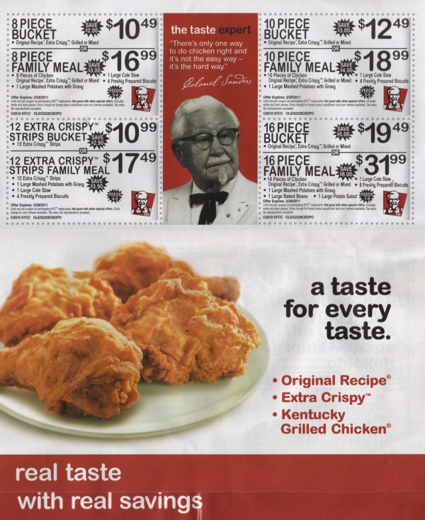 Miniscule Guide to Cheyenne: KFC Ads - 1 year ago