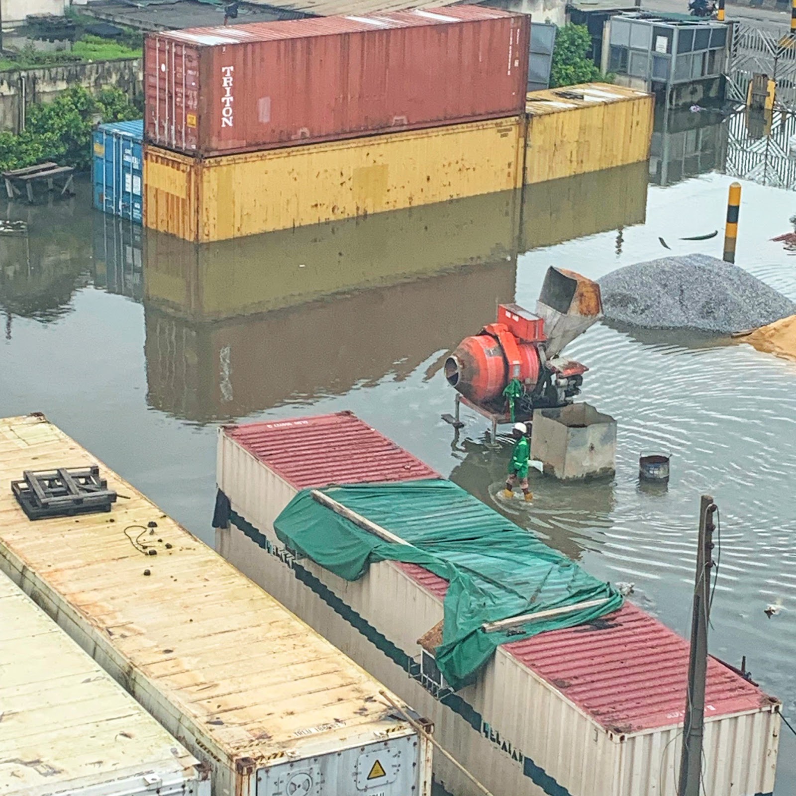 Photos Of Apapa Port After Rainfall - Travel - Nigeria