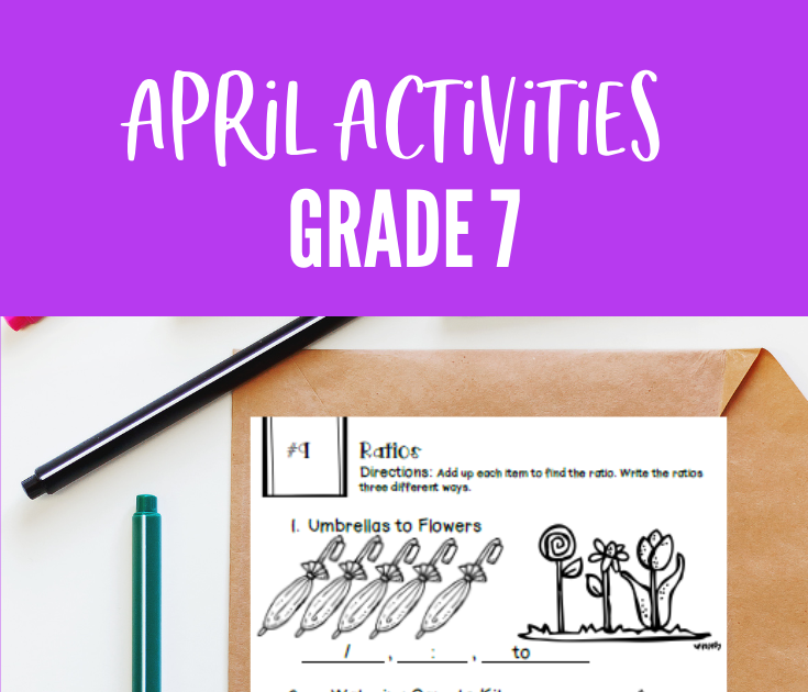 Kelly McCown: Spring Math 7th Grade April