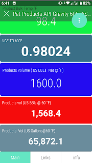 Petroleum Products API Gravity Conversion to 60 deg F and Volume ...