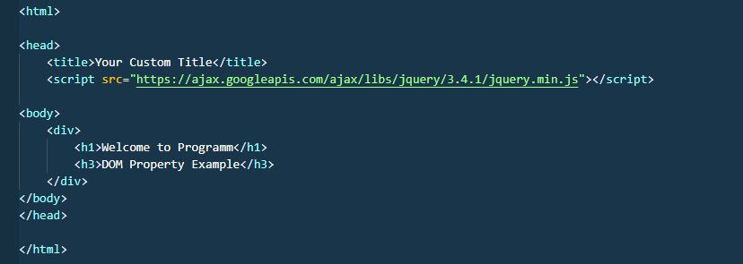 HTML Attribute VS DOM Property - CoreProgram