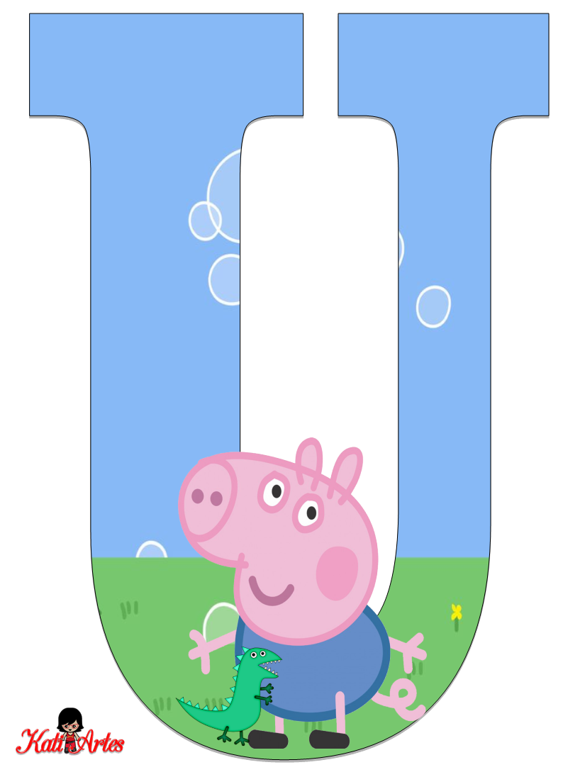Alfabeto de George Pig. - Oh my Alfabetos!