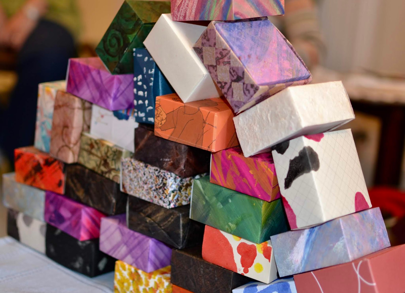 Gordano Textile Artists: Little boxes but not 'made out of ticky -tacky'!