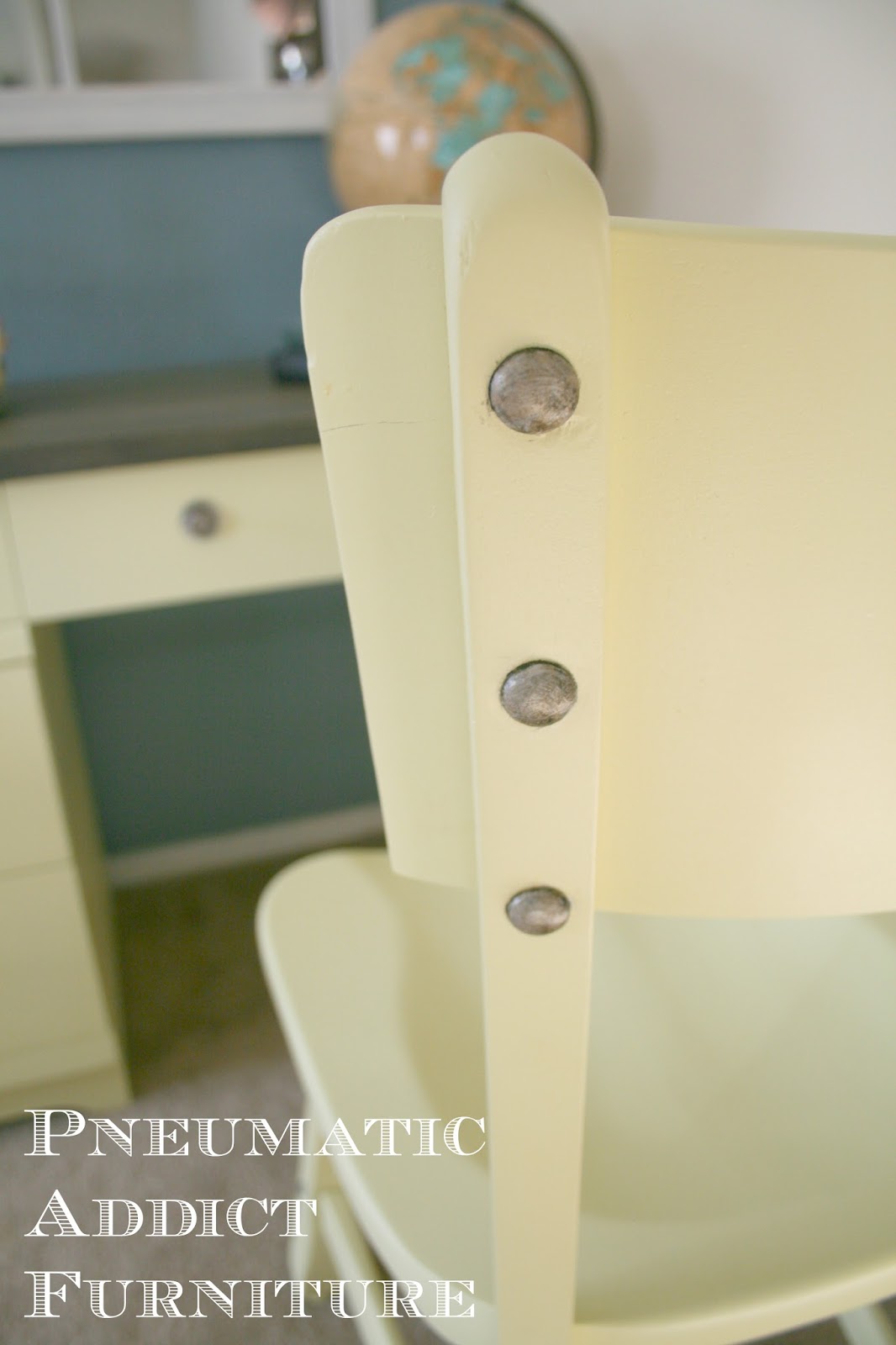 Making Lemonade out of Lemons {MCM Desk Makeover} | Pneumatic Addict