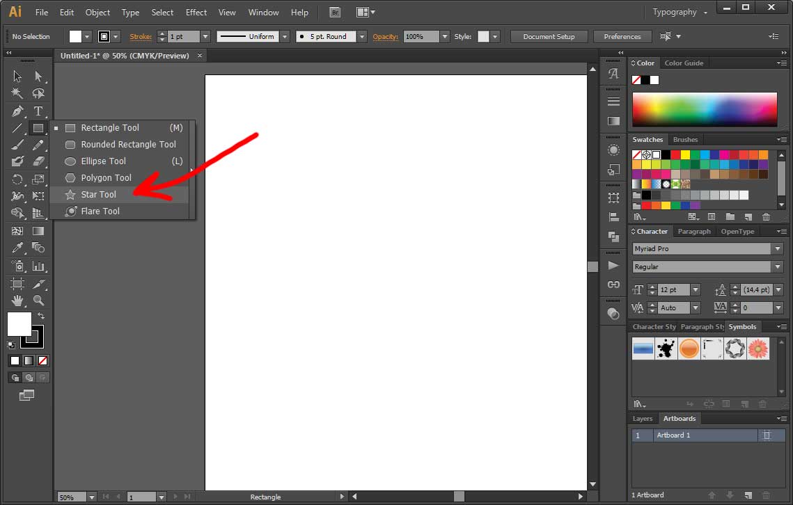 Cara Membuat Bintang Sempurna di Adobe Illustrator - Masvian