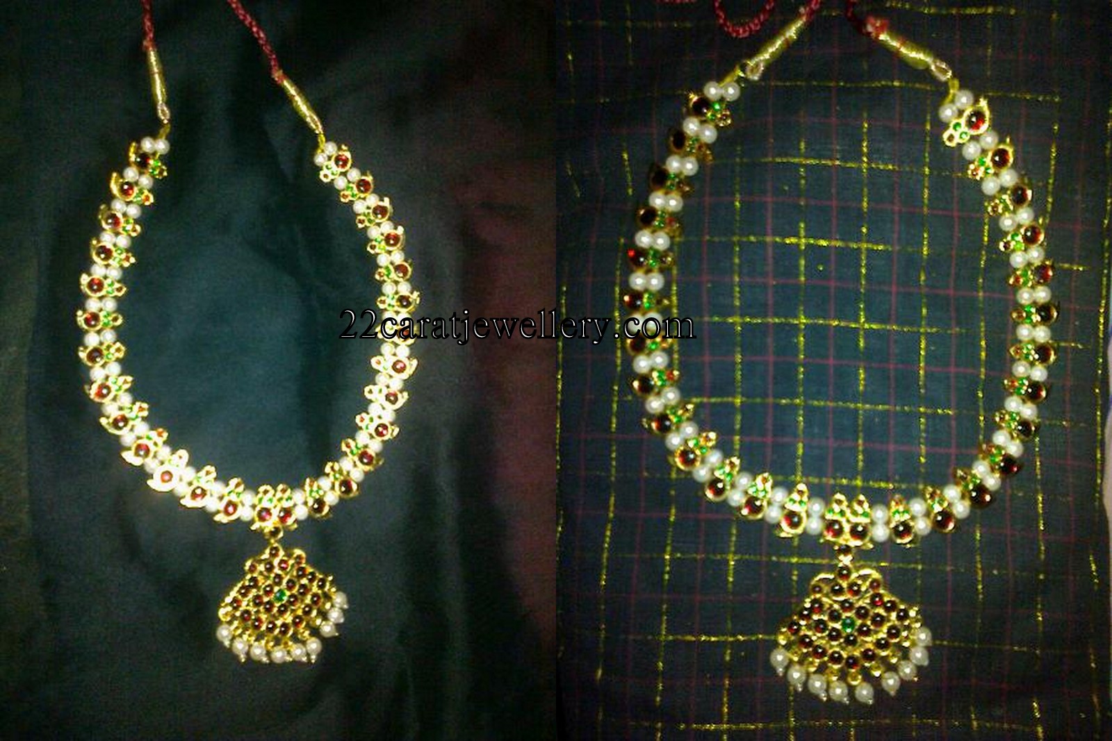 Mango Mala (Mango Maalai, Manga Mala) Temple Jewellery Gallery ...