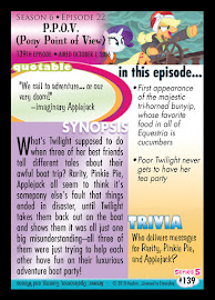 My Little Pony P.P.O.P. Pony Point of View Series 5 Trading Card | MLP ...