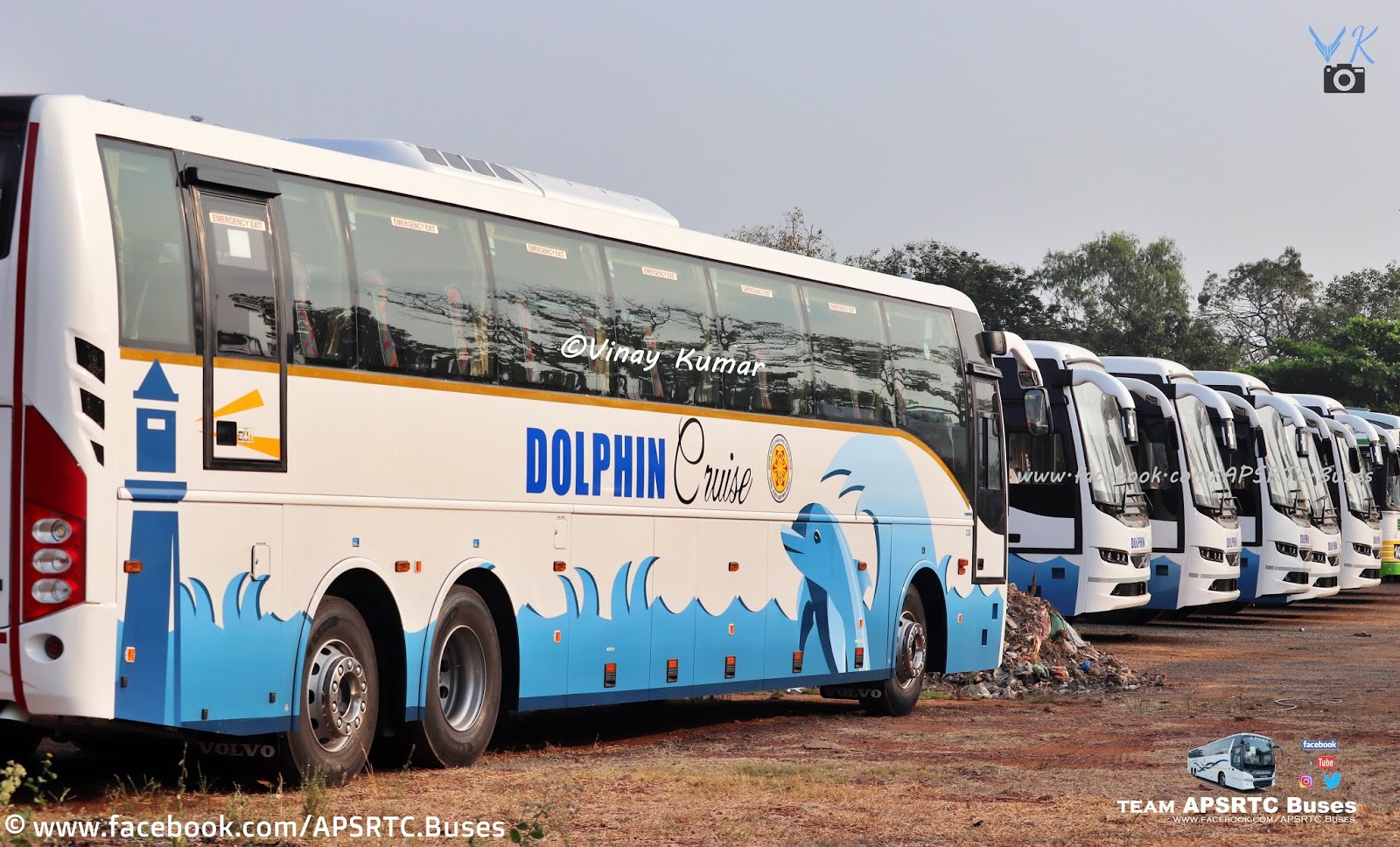APSRTC DOLPHIN CRUISE BUS | VOLVO B11R 14.5m Multi Axle.