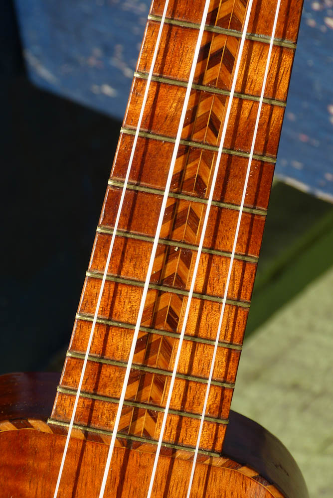 c.1920 Hawaiian-made Fancy "TABU" Koa Ukulele