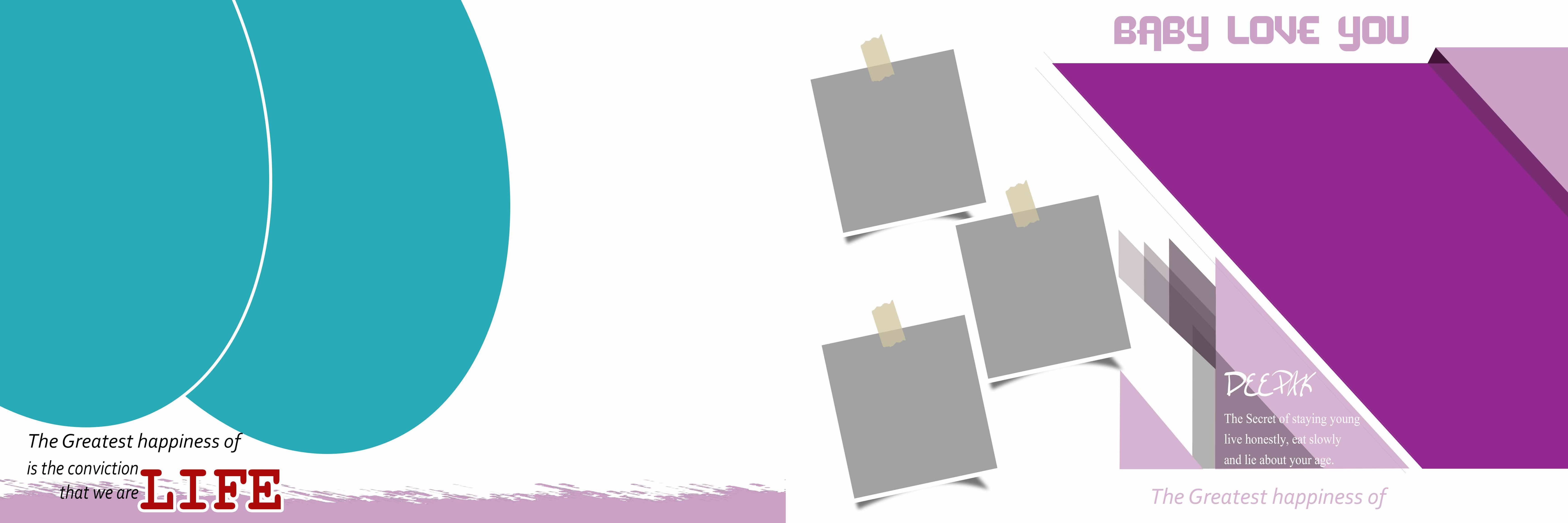 album psd layout 12x36 - PSD