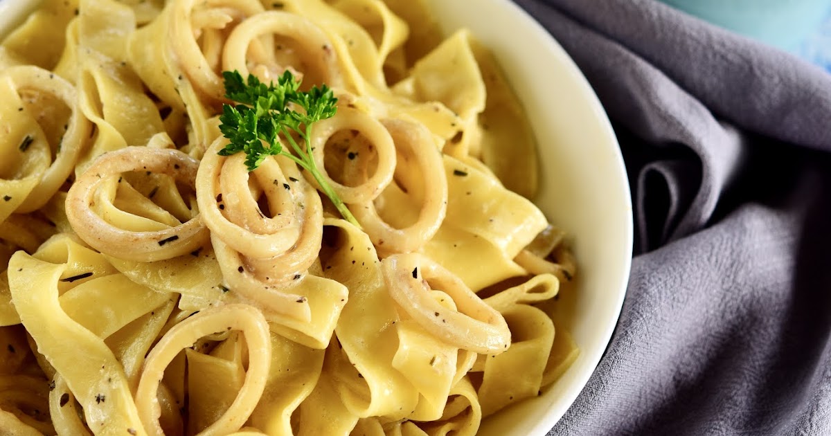 Makaronai su kalmarais