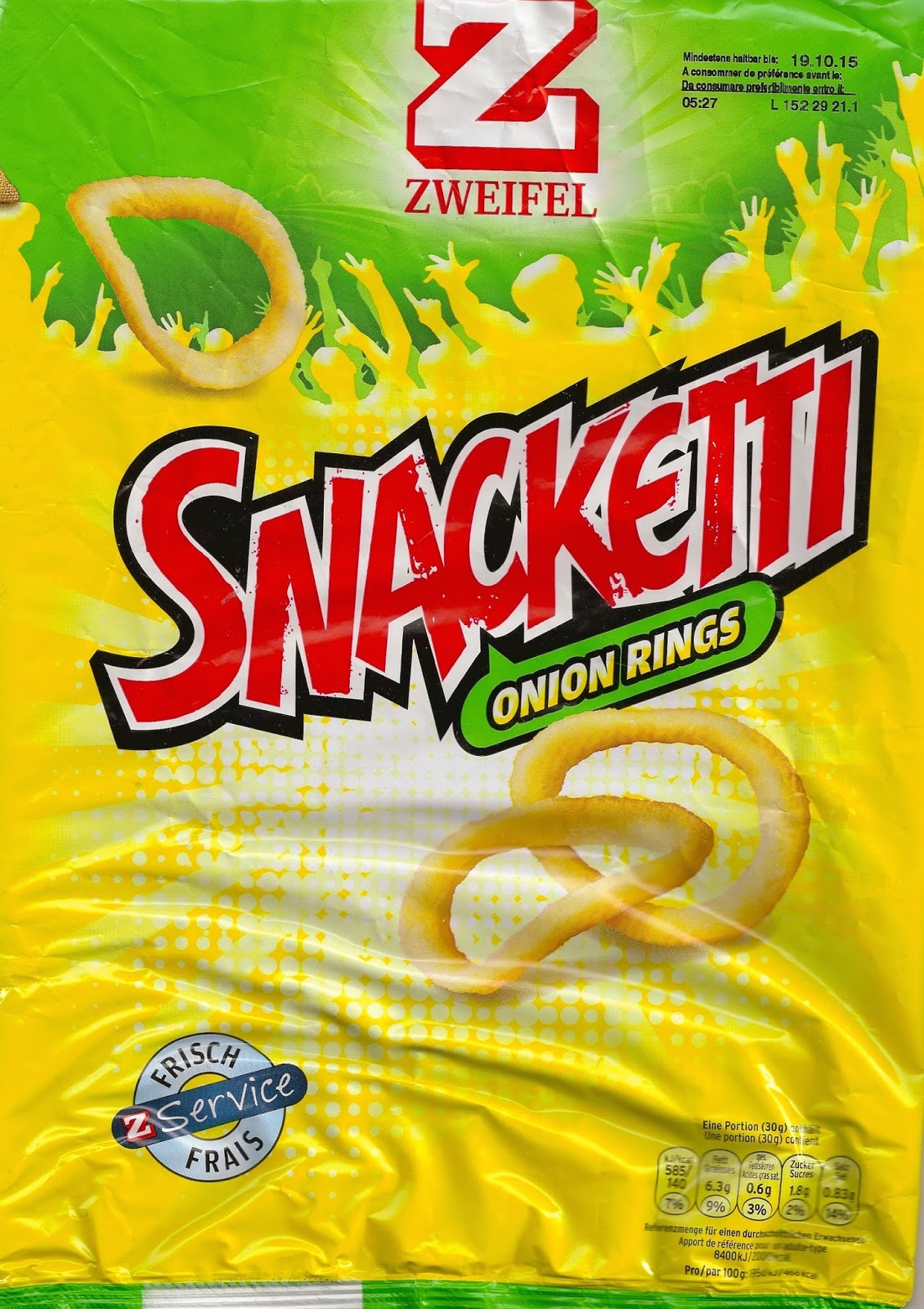 Cheeseburger Crisps & Other Stories: Zweifel Snacketti Onion Rings