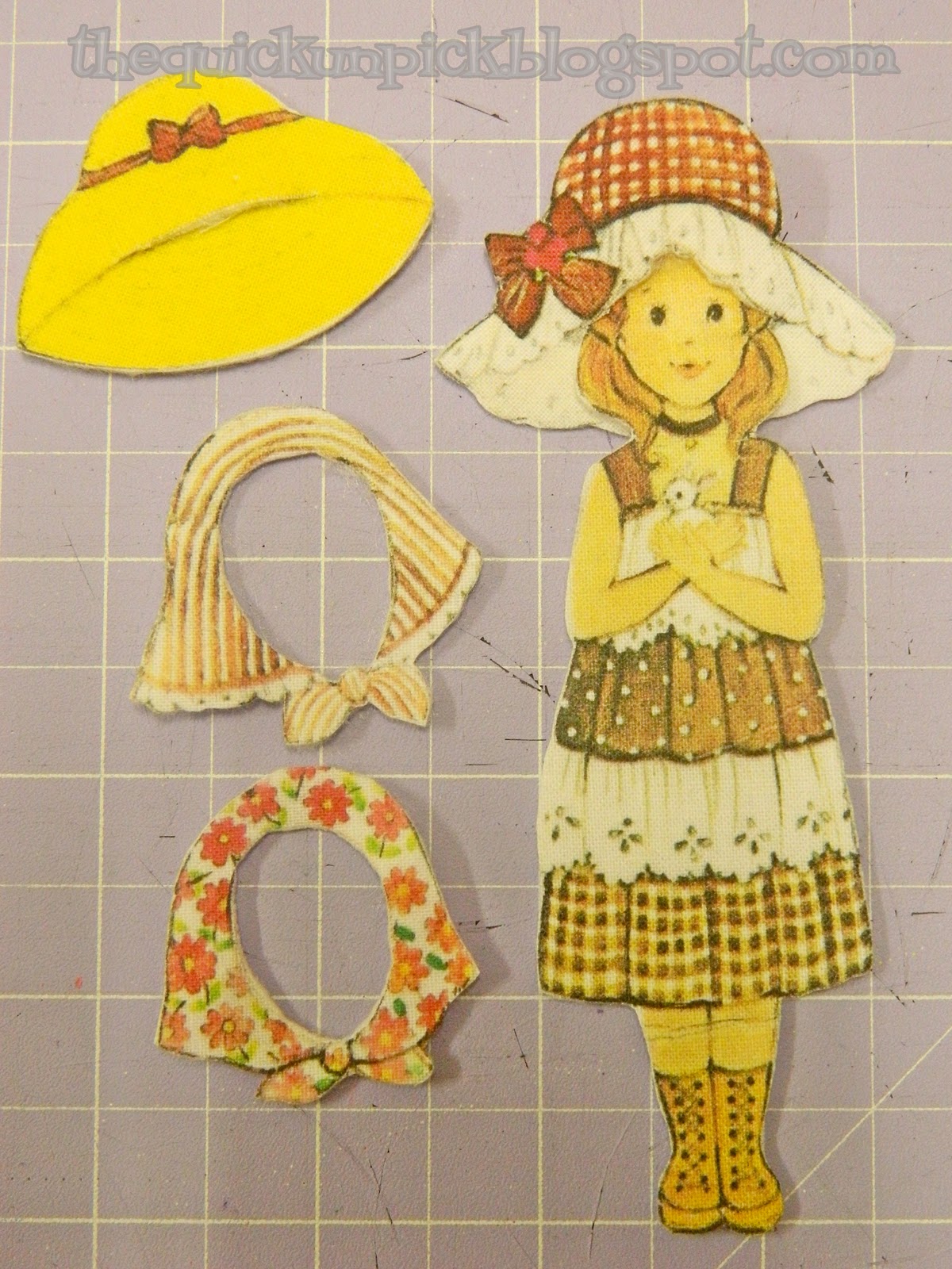 The Quick Unpick: Tutorial: Turn your vintage paper dolls into durable ...