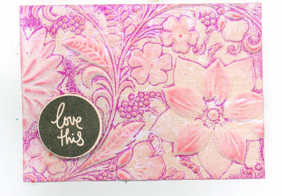 Rocky Road Ink Floral Pocket Card Rocky Road Ink Floral Pocket Card