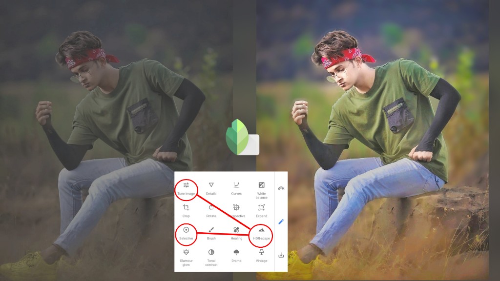 Snapseed me photo editing kaise karen 2021 - LEARNINGWITHSR