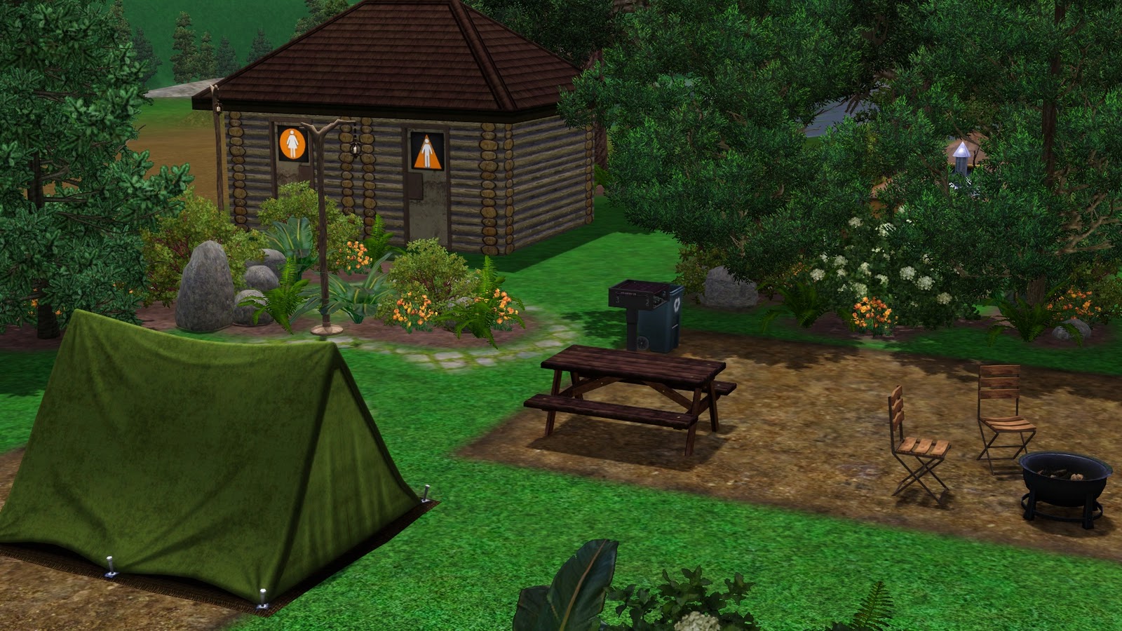 My Sims 3 Blog: Beryl Lake Campgrounds - NO CC by Missjennabee