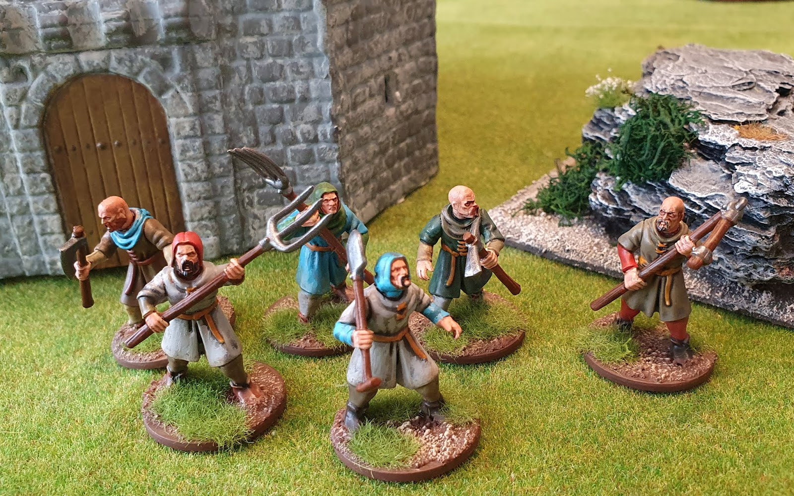 Tűzzel-Vassal Wargaming és más : Chłopi - Fireforge - Folk Rabble (2)