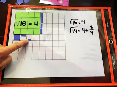 Scaffolded Math and Science: Estimating square roots using visual ...