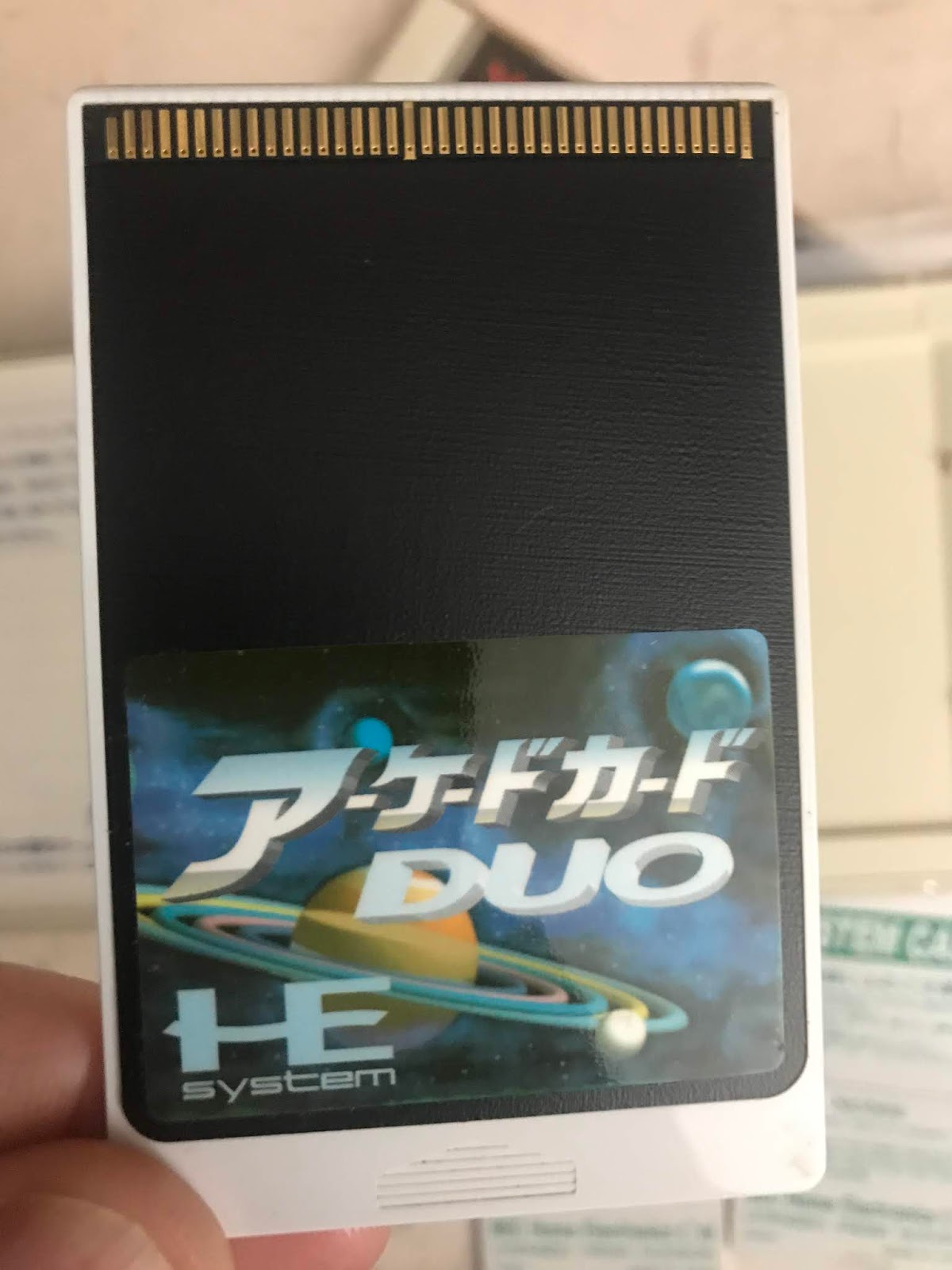 Pc Engine, Sharp X68000, Fm-Towns.: Pc Engine System Cards.