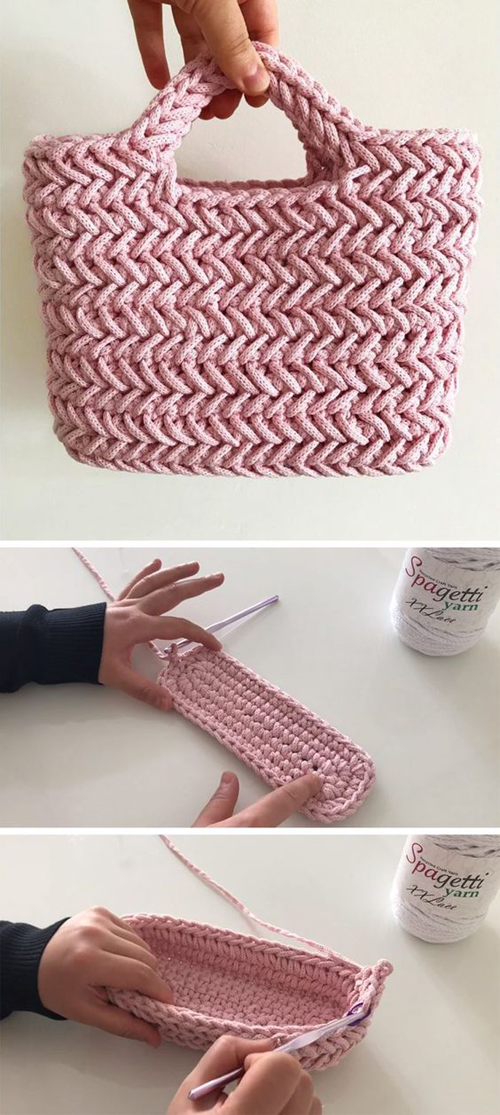 Beautiful Skills - Crochet Knitting Quilting : Crochet Herringbone ...