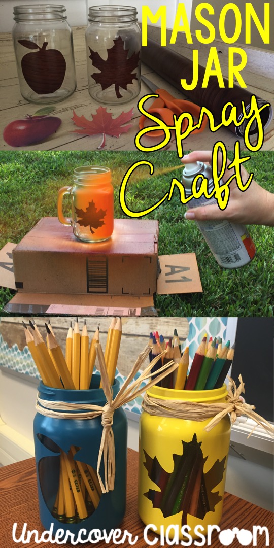Mason Jar Spray Craft - Undercover Classroom