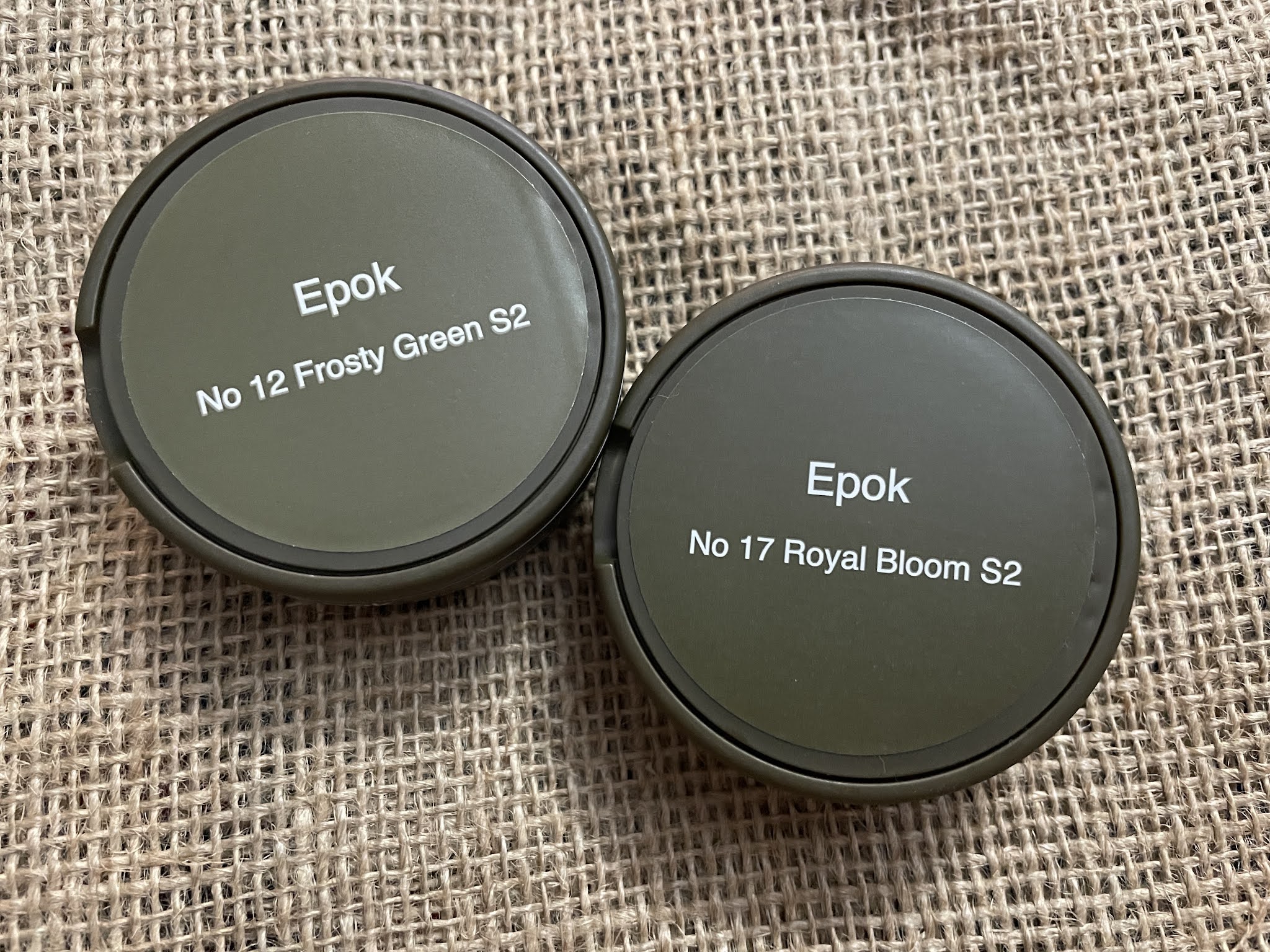 Epok All White Mini: No12 Frosty Green S2 & No17 Royal Bloom S2 ...