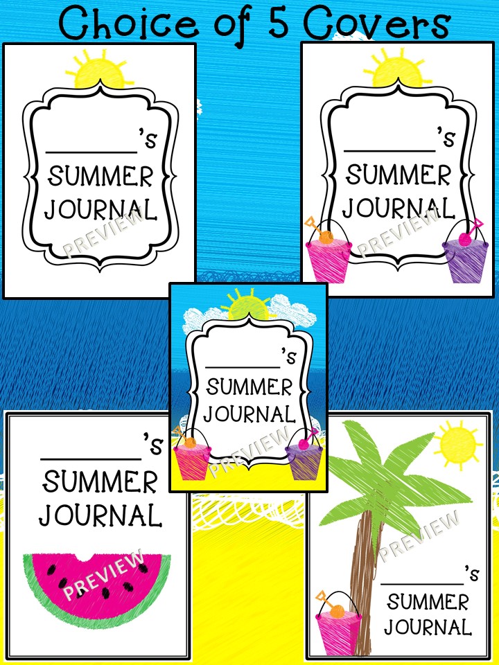 The Print and Go NO PREP Summer Journal - Kindergarten Korner - A ...