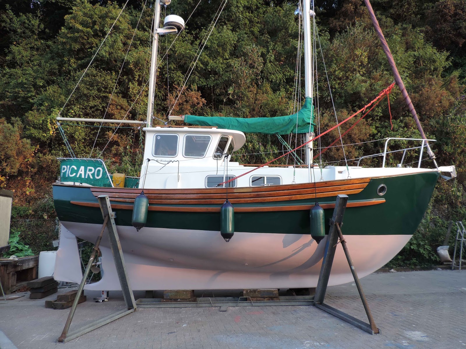 Photographic Allsorts: Fisher 25 "Picaro" Looking Shipshape and Ready ...