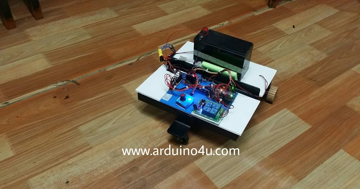 Projek Elektronik Arduino4u.com: 22.Wireless Grass Cutter