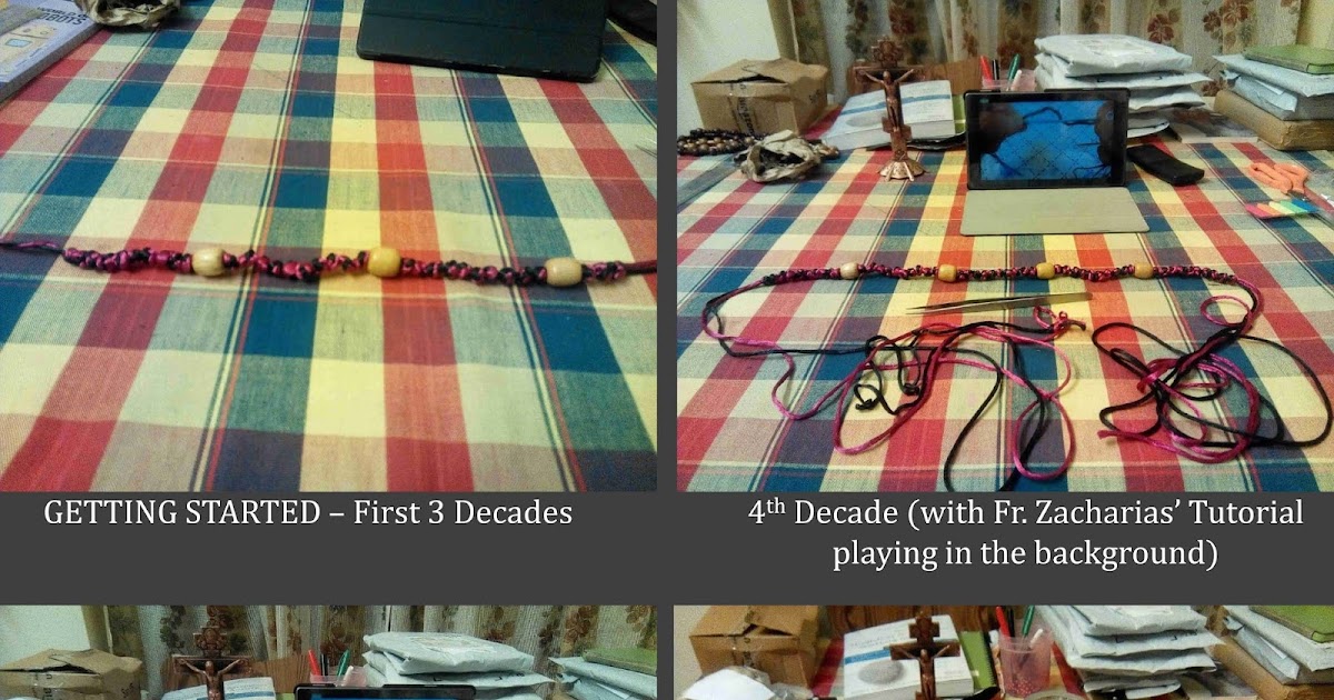 Pains In Heaven: Making a chotki (that can also be used as a Rosary)