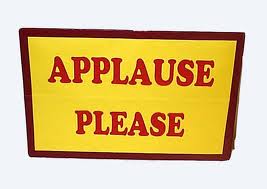 Viki's Views: A Big round of applause for...Applause