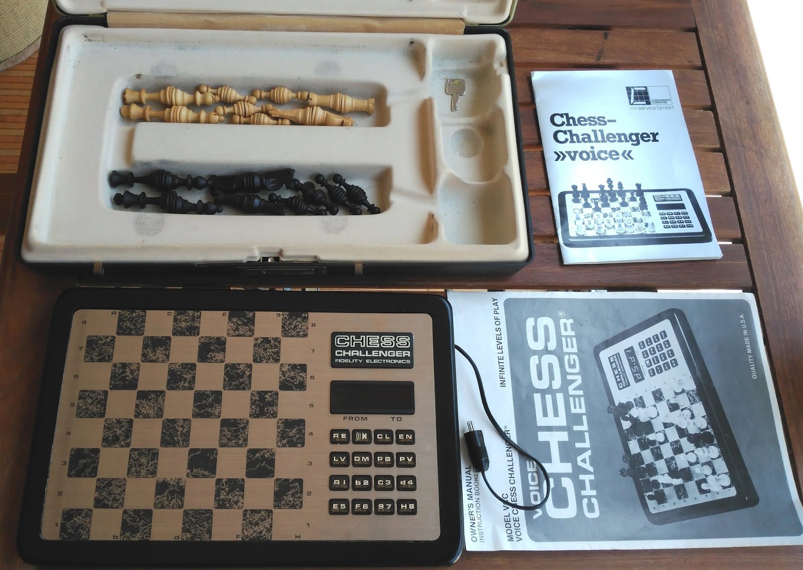 Retro Ordenadores Orty: Fidelity Voice Chess Challenger (VCC) (1978)
