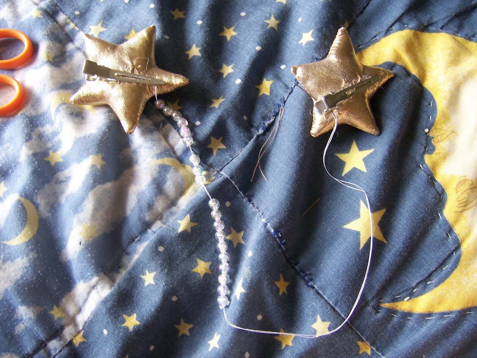 The Princess of Fox Hill: Tutorial: Star Hair Clips (like Chocomint ones)