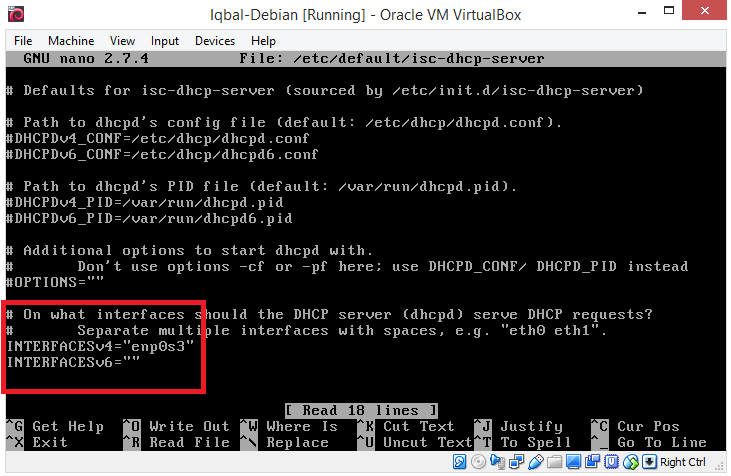 Cara Konfigurasi DHCP Server pada Debian VirtualBox - osenbal