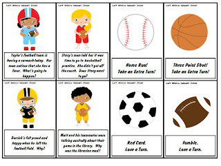 Liz's Speech Therapy Ideas: Sports Language Packets