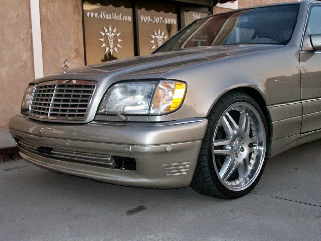 Mercedes-Benz W140 S600 on BRABUS Wheels | BENZTUNING