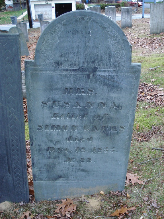 Genea-Musings: Tombstone Tuesday -- Gravestone of Susannah (Reed) Gates ...