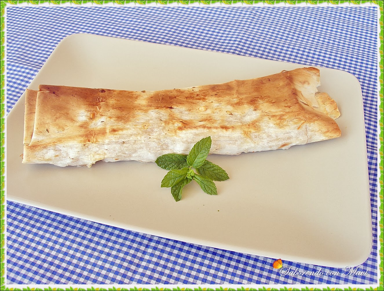 Saboreando con Mavi: Rollitos de pan lavash