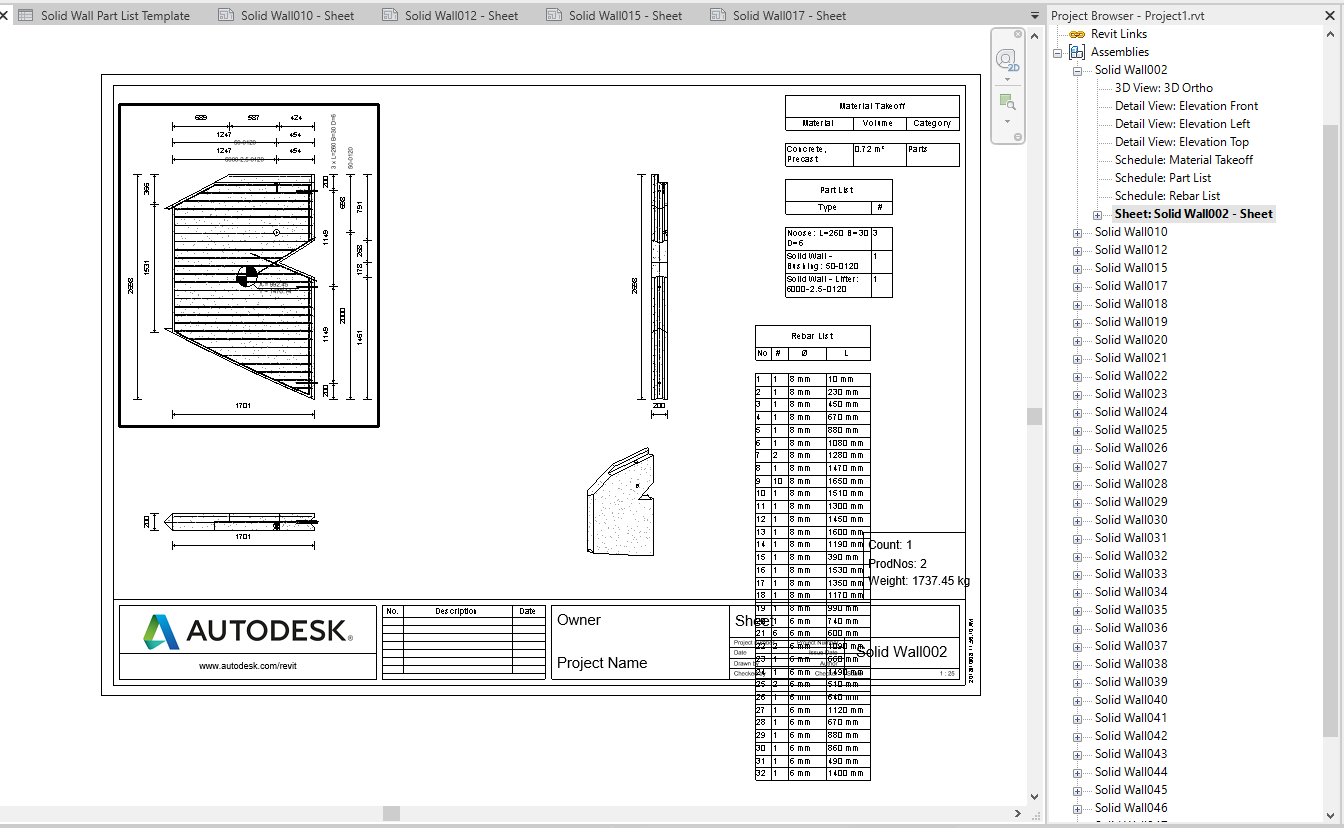 Revit Recess: Revit 2019 - Precast Add-in