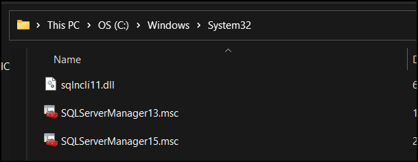 Manjuke's Blog: Missing SQL Server Configuration Manager (SSCM) from the Start Menu