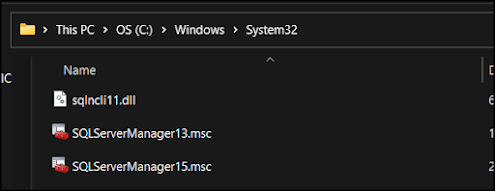 Manjuke's Blog: Missing SQL Server Configuration Manager (SSCM) from the Start Menu