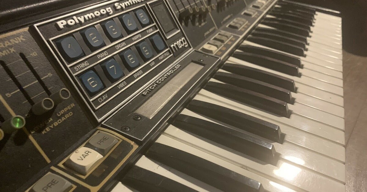 MATRIXSYNTH: Moog Polymoog Polyphonic Analog Synthesizer